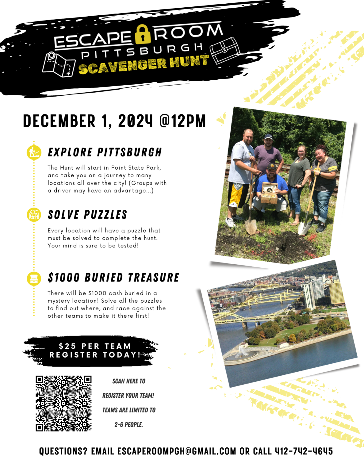 2024 Scavenger Hunt - Escape Room Pittsburgh